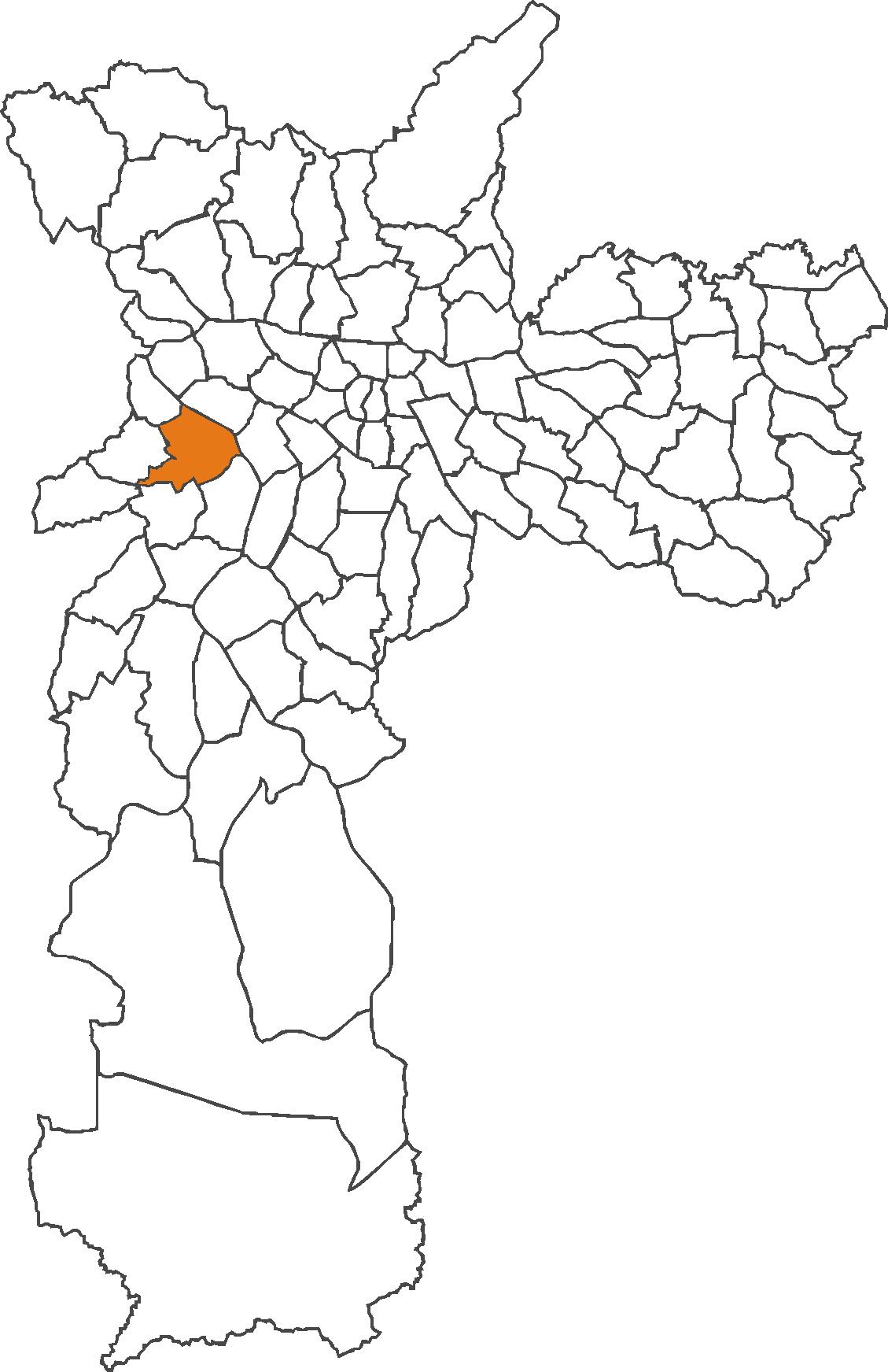 Butantã district map - Map of Butantã district (Brazil)