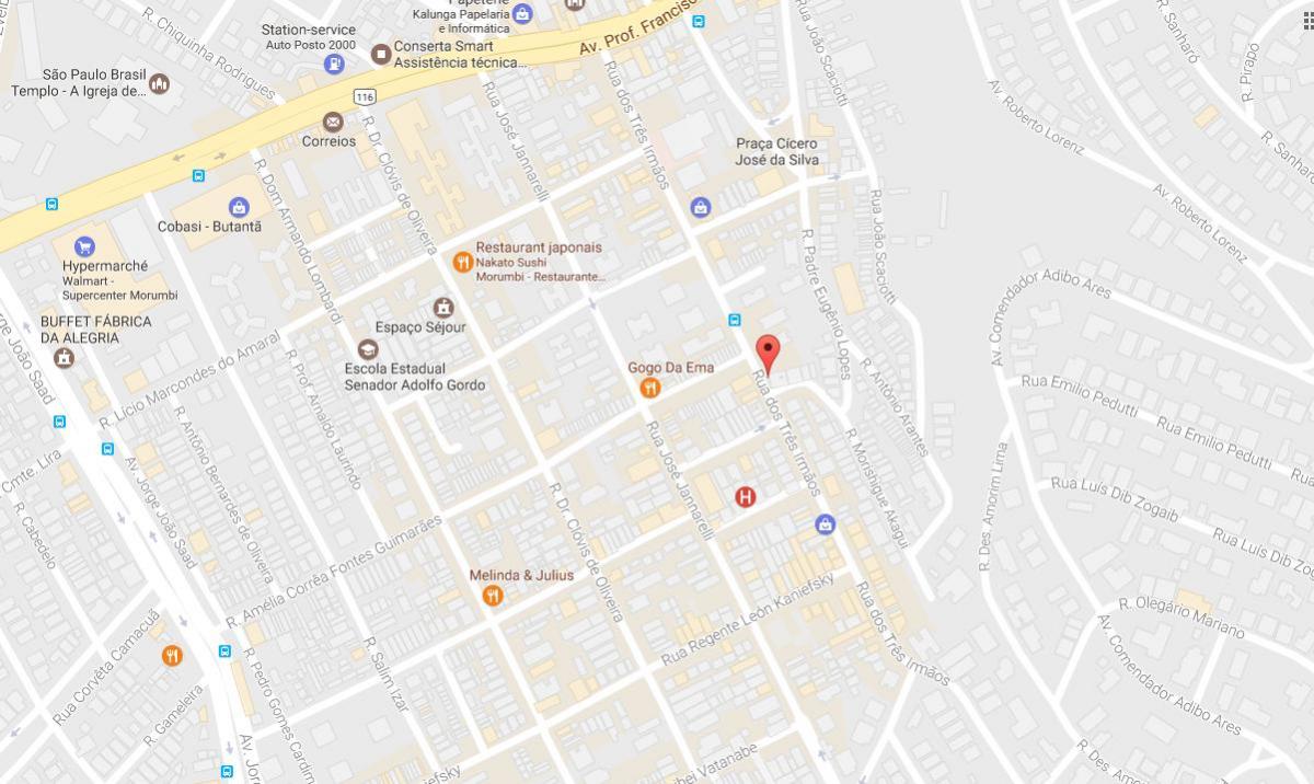 Socorro São Paulo map - Map of Socorro São Paulo (Brazil)