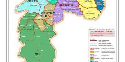 Sao Paulo region map. All Sao Paulo Regions maps.